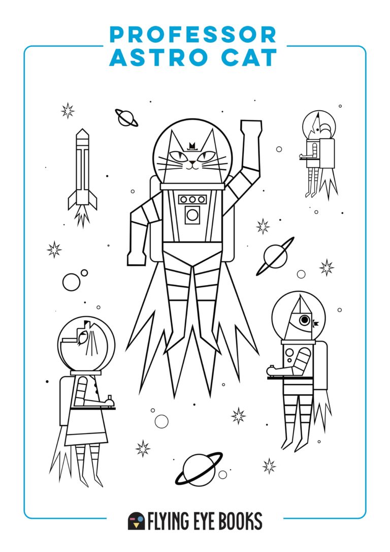 Professor Astro Cat’s Colouring Sheets – Flying Eye Books