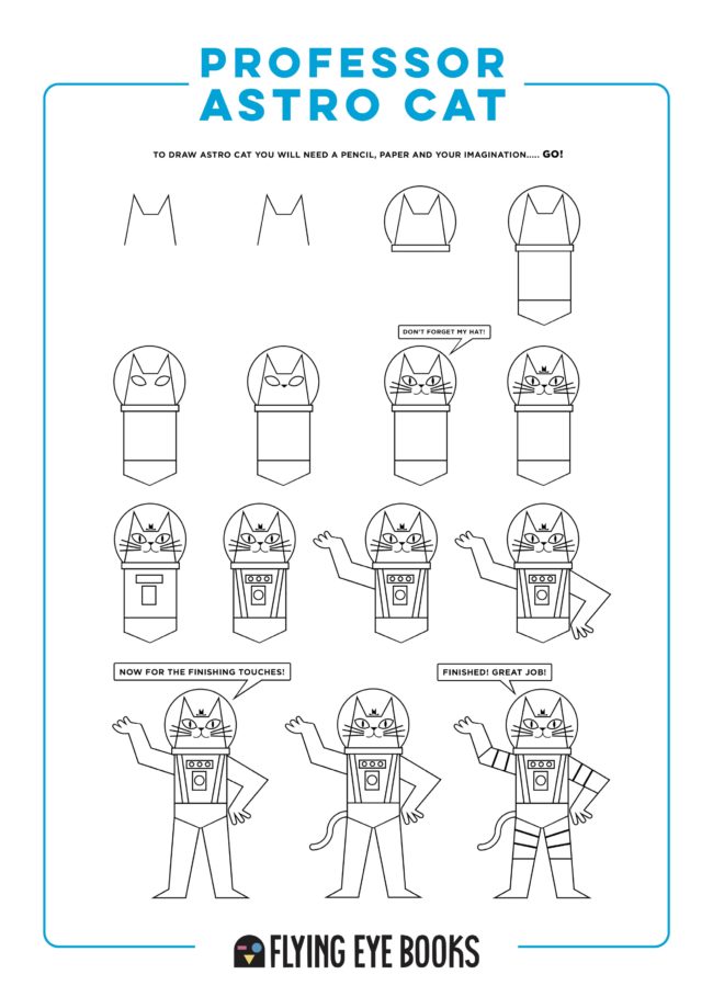 Professor Astro Cat’s Colouring Sheets – Flying Eye Books