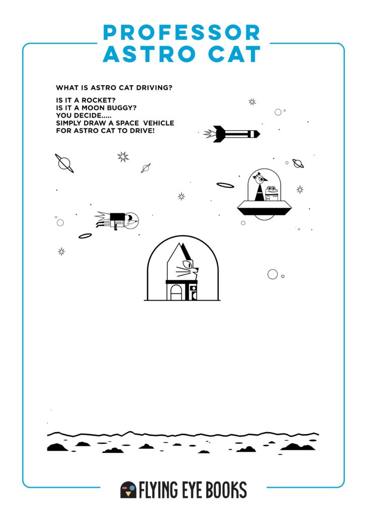 Professor Astro Cat’s Colouring Sheets – Flying Eye Books