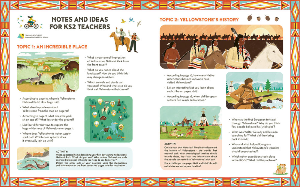 Yellowstone Activity Sheets – Flying Eye Books