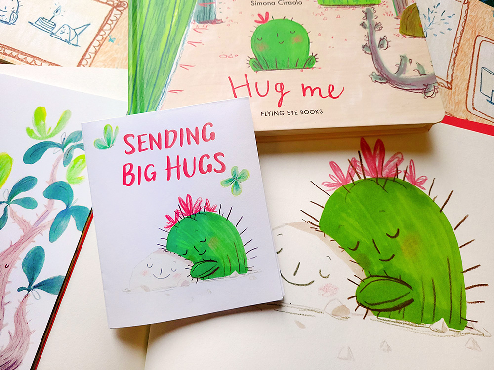 Hug Me Printable Greeting Card – Flying Eye Books
