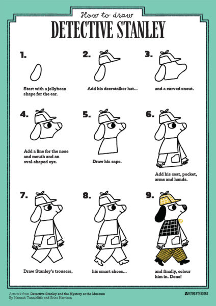 How to draw Detective Stanley – Flying Eye Books