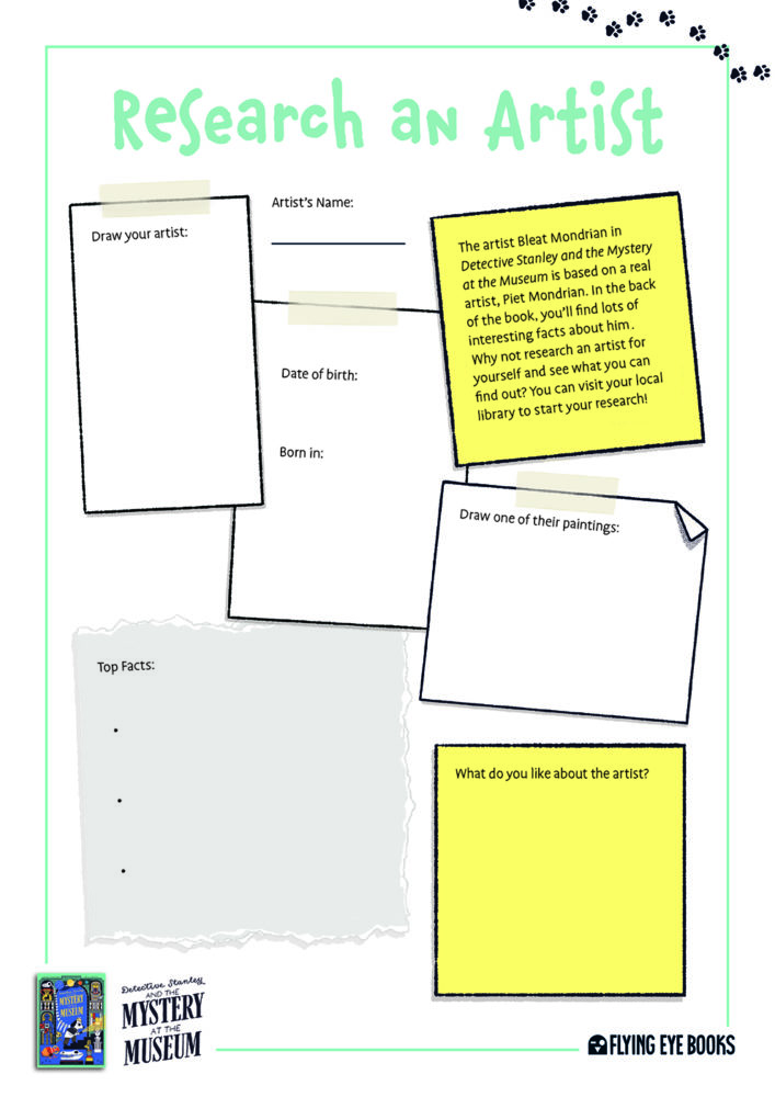 Detective Stanley and the Mystery at the Museum: Activity Sheets ...