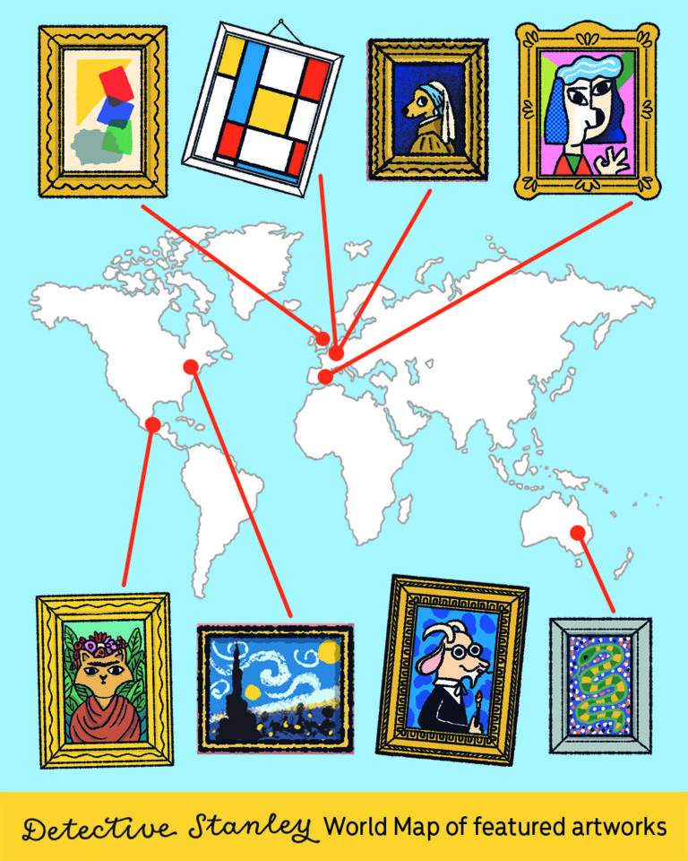 Discover the famous artwork references tucked into Detective Stanley ...
